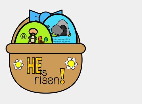 Easter Resurrection Eggs Bible Pocket Craft for Sunday School Holy Week