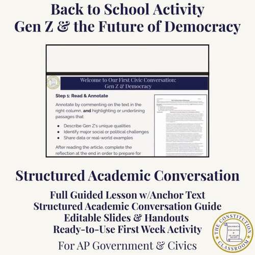 Back to School | AP Gov Civics Lesson | Gen Z Civic Identity ...