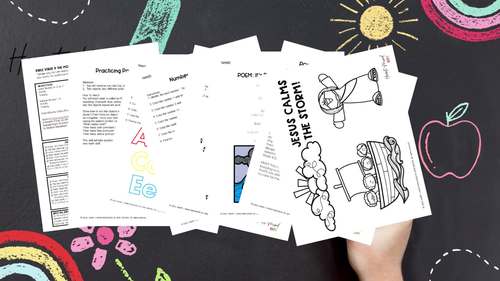 Toddler Activities & Lesson Plan Letters A-F and Numbers 1-6 | Week 9