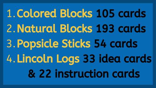 Block Building MEGA BUNDLE with Wooden Blocks, Popsicle Sticks ...