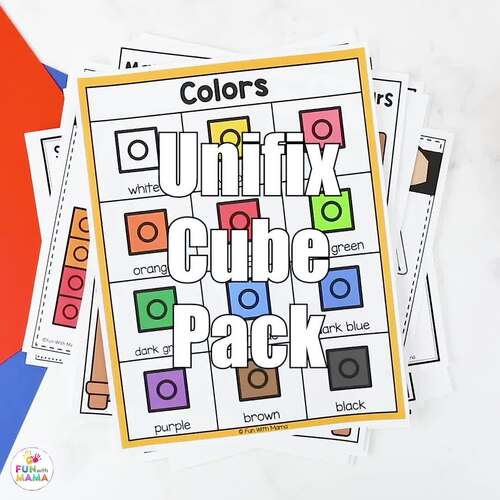 Unifix Cubes Activities | Math & Literacy Centers Using Counting Cubes