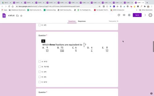 4th Grade | Test Prep | Number and Operations Fractions | 4.NF | Google ...