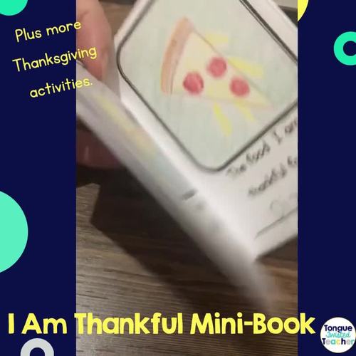 Thanksgiving Activities Writing Rhymes Parts of Speech I Am Thankful ...