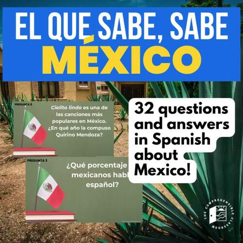 El que sabe, sabe game | México by The Comprehensible Classroom by ...