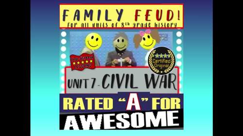 Family Feud! fun 8th Grade US History review game: IDEALS & FOREIGN ...