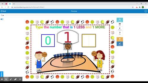 One More One Less Numbers Up to 120 Boom Cards 1st Grade Math | TPT