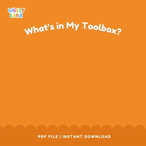What’s in My Toolbox? Printable Matching & Coloring Activity by Wuffyland