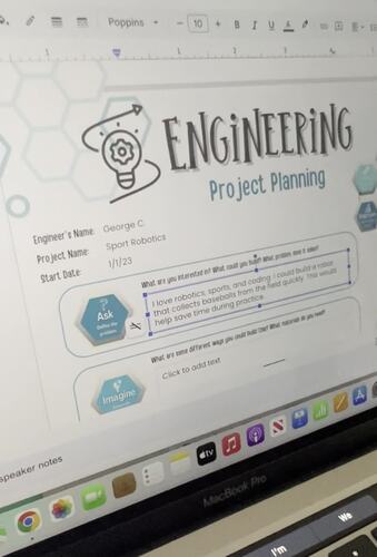 STEAM Engineering Design Planning Sheets/Mats: Student Templates for PBL
