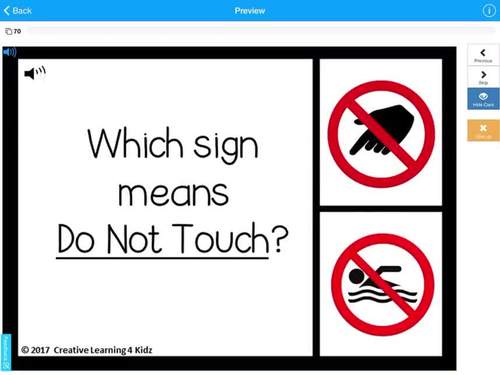 Community Signs Boom Cards for Distance Learning by Creative Learning 4 ...