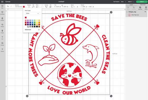 Save the Bees Plant More Trees Clean the Seas Earth day SVG by ...
