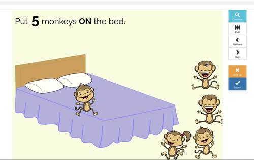 Five Little Monkeys-Core Vocabulary Word-AAC-BOOM™ Cards-'ON' 'OFF ...