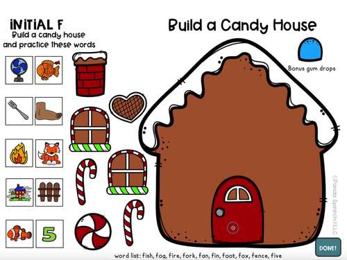 Build a Candy House Articulation BOOM Cards: Early Sounds for speech ...