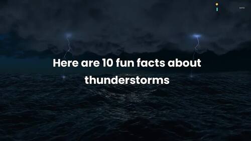 10 fun facts about thunderstorms by SALINEE K | TPT