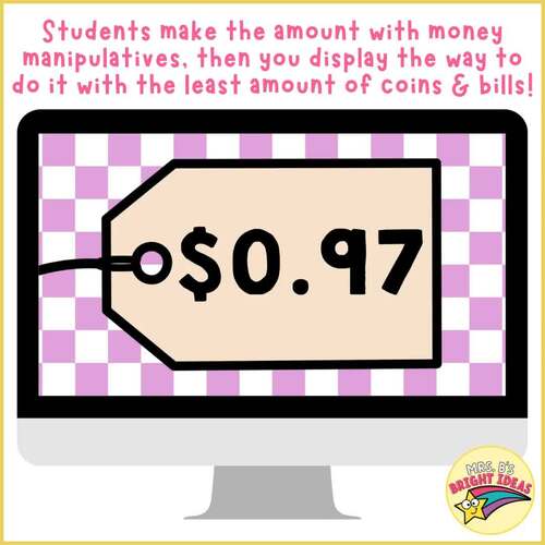 Counting Money Practice Slides & Matching Game | Digital Task Cards ...