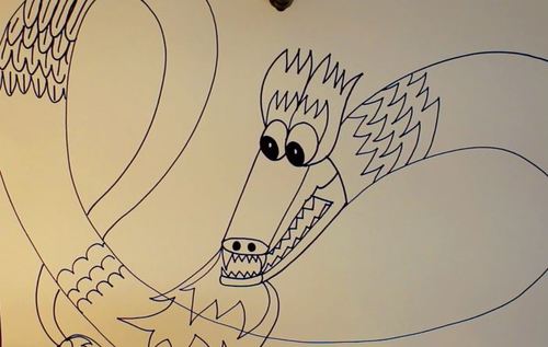 how to draw a chinese dragon video