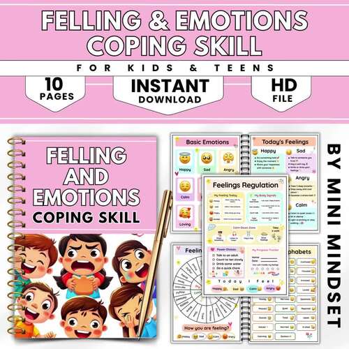 Emotional Regulation & Coping Skills Worksheets | SEL Activities for K–3