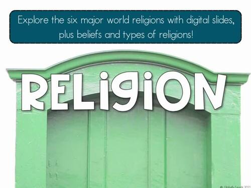 World Religions Digital Slides - Interactive Activities on World Religions