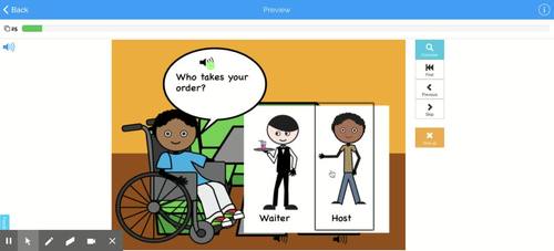 Boom Cards Career Exploration: Restaurant, A Vocational Training Activity