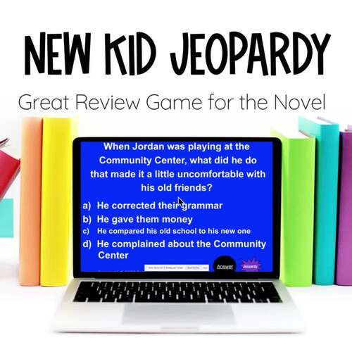 New Kid by Jerry Craft Jeopardy by Reading Under the Hula Moon | TPT