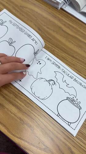 Positive Self Talk/Affirmations & Goal Setting Booklet for the Year! Themed