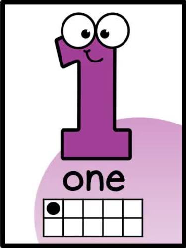 Cuties Number Classroom Display | Bulletin Board Posters 1-30 with arrays