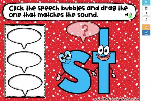 Boom Cards - Blend Sounds - Distant Learning by The Primary Techie