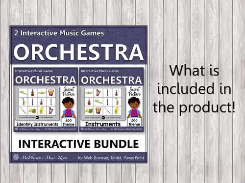 Instruments of the Orchestra Interactive Music Games {Reveal the Secret ...