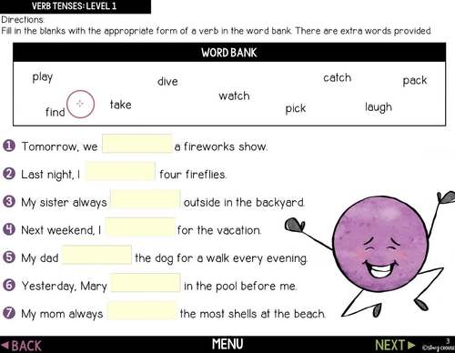 July Summer Language Activities Speech Therapy Printable Worksheets ...