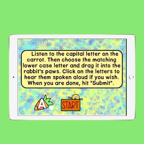 Audio alphabet boom cards | Upper and Lowercase letter recognition ...