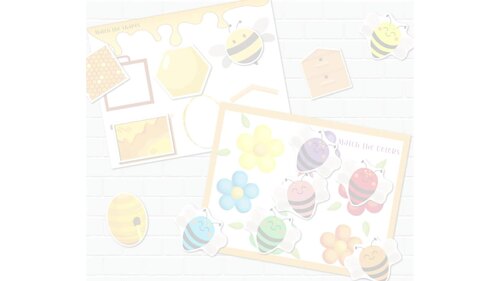 Bee Busy Book, Preschool Learning Binder, Homeschool Curriculum.
