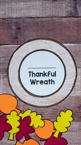 Thankful Wreath Craft | Thanksgiving Craft | Thankful and Gratitude ...