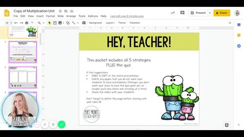 Multiplication Strategies Math Lessons, Digital and Printable | TPT