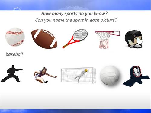 Learning about Sports! Complete ESL Communicative Lesson for Low (A2 ...