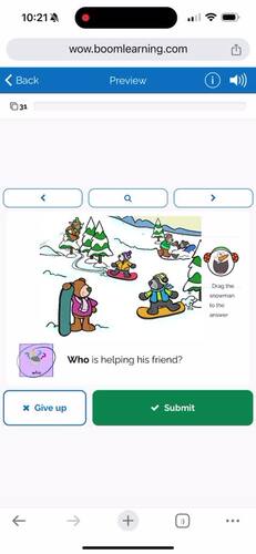 Boom Cards AAC Core Vocabulary Activity, WH Questions, Winter Speech ...