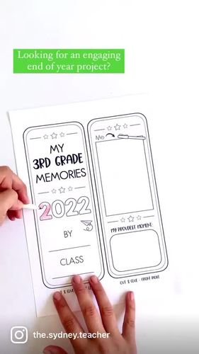 End of Year Lapbook / Yearbook Craft Activity 2025 & Beyond - Lifelong ...