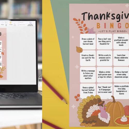 Thanksgiving Bingo | November Classroom Activities | Editable ...