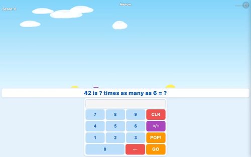 4th Grade Multiplicative Comparison Math Game | Self-Checking Math Game