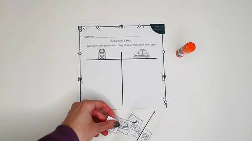 Long and Short Vowel Sort Worksheets by Happy Reading With Katie