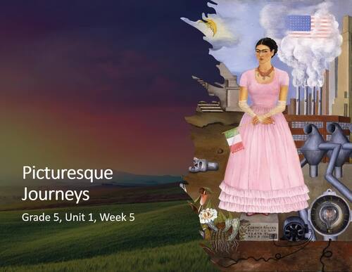 MyView 5th Grade Unit 1 Week 5 "Picturesque Journeys" Vocabulary ...