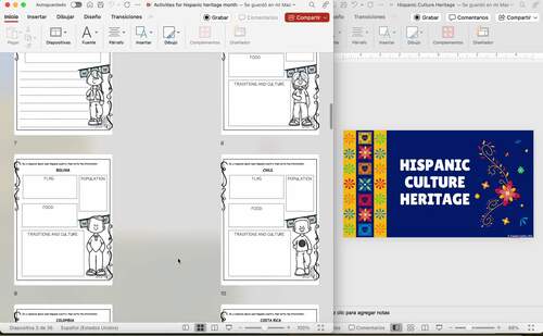 Hispanic Heritage Month (editable slides with 18 notable figures ...