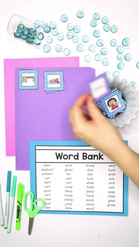 End Blends Word Work - Printables & Activities for Literacy Centers