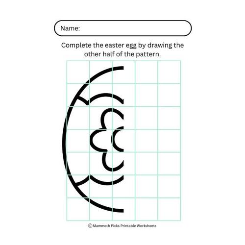 Finish the Pattern Activities Copy the Pattern Copy the Color Easter Eggs