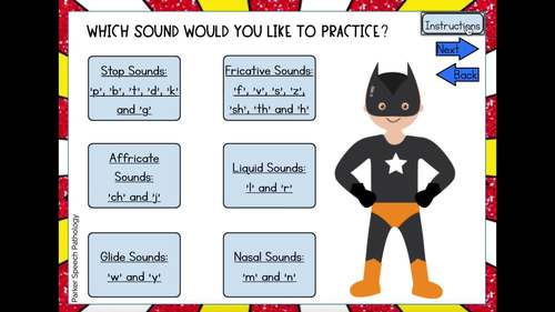 Articulation Speech Sound Boom Cards™ - Build-a-Superhero Digital Game ...