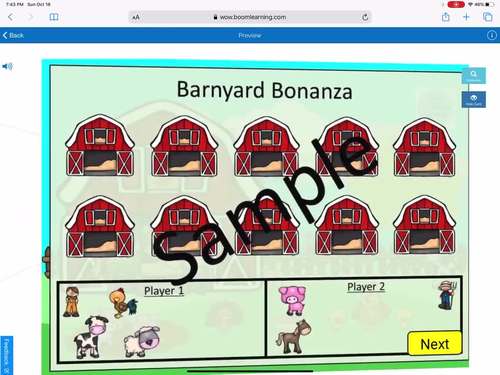 Open Ended Game BOOM Card Deck Let's Take Turns: Barnyard Bonanza ...