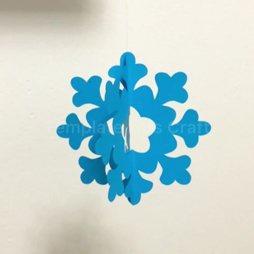 Christmas Crafts snowflake Winter garlands classroom Xmas hanging ...