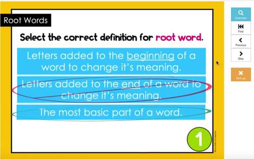 Root Words Activity | Greek & Latin Roots Boom Cards | Digital Task ...