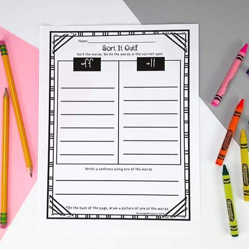 Double Final Consonants | Phonics Sort, Games & Worksheets for Bonus ...