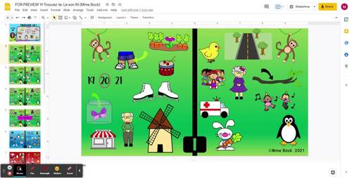 Trouvez-le! - Le son IN - Google Slides™ by Mme Bock | TPT