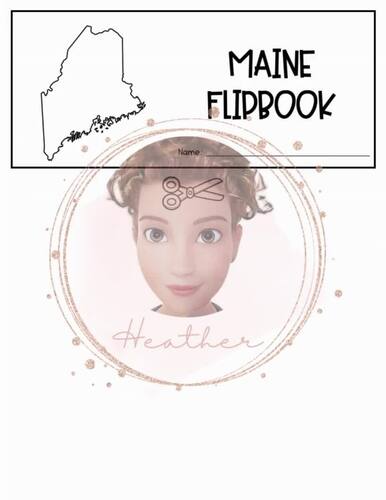 Maine State Flipbook | Capital, Bird, Flower, Flag, Animal | State Symbols