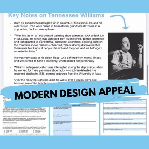 The Glass Menagerie | Literature Bundle (Slides, Essay, Guides ...